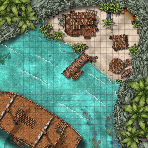 Pirate Cove Map – DragonsDenCandles
