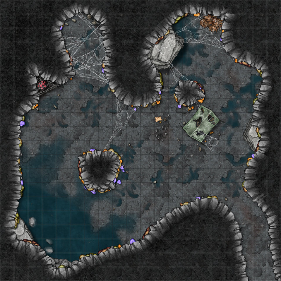 Cavernous Depths Map – DragonsDenCandles