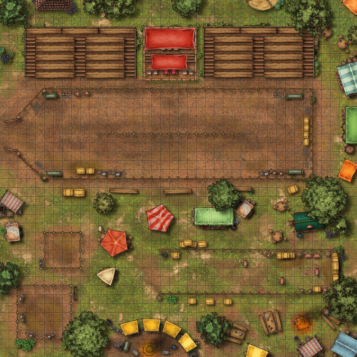 Jousting Tournament Map – DragonsDenCandles